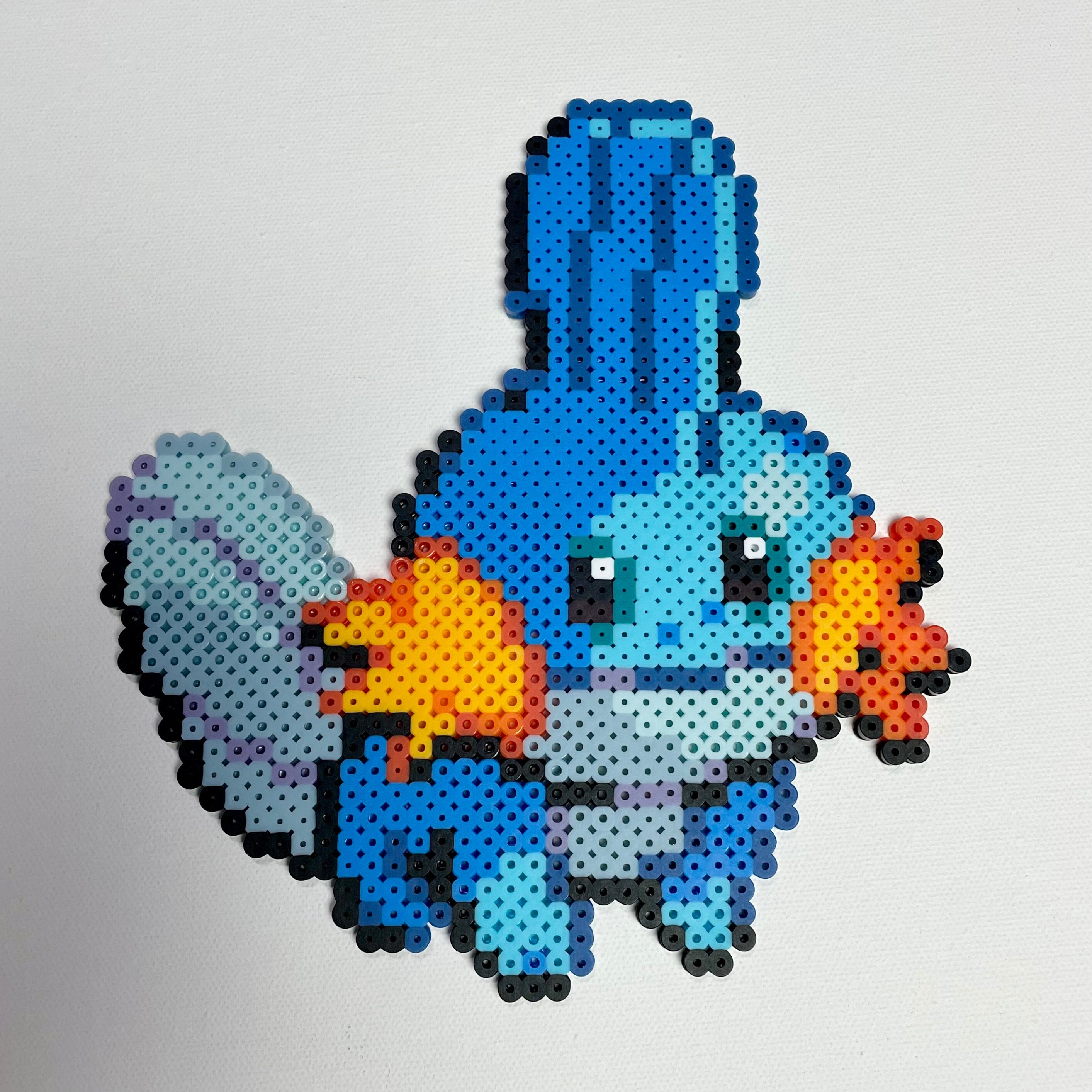 Pokémon Mudkip Perler Bead Art - Etsy UK