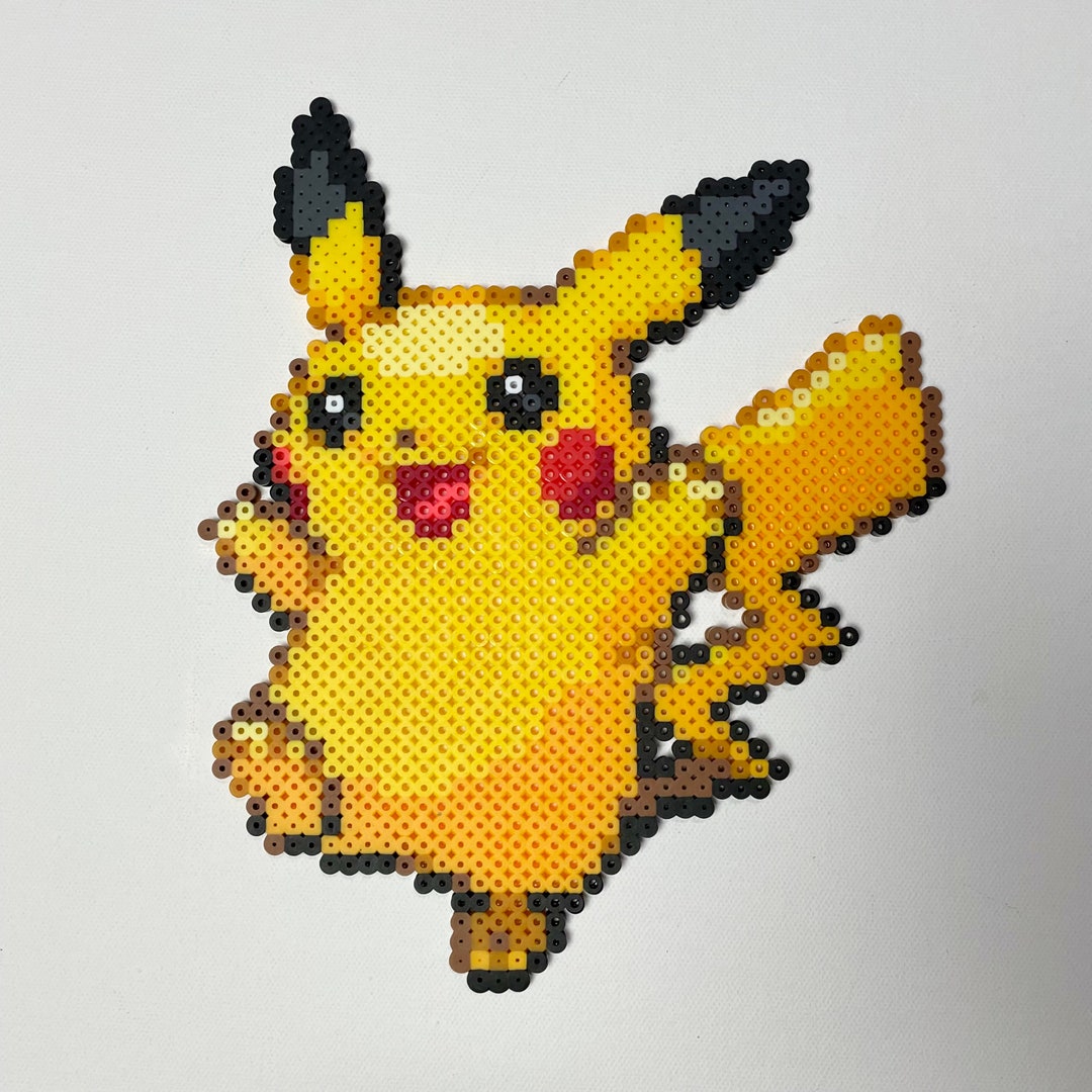 Pokémon Pikachu Perler Bead Art - Etsy