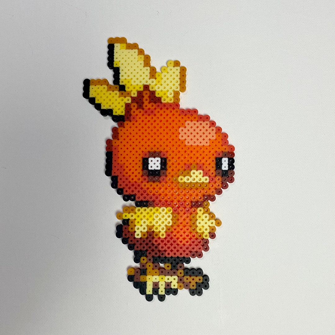 Pokémon Torchic Perler Bead Art - Etsy
