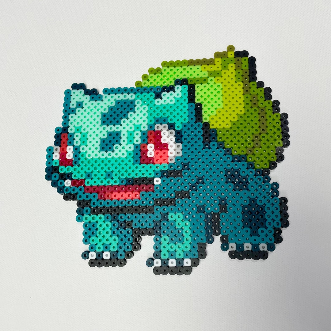 Pokémon Bulbasaur Perler Bead Art - Etsy