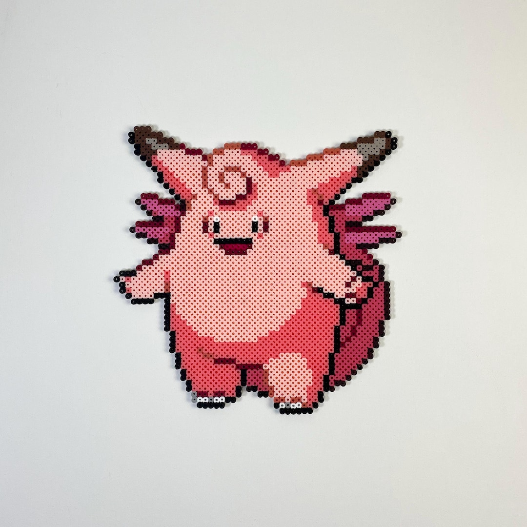 Pokémon Clefable Perler Bead Art - Etsy