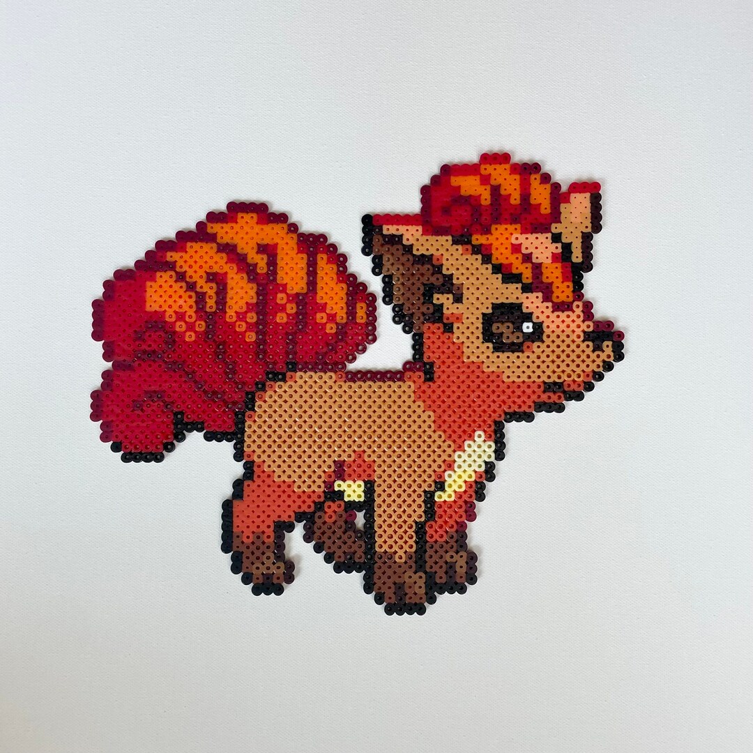 Pokémon Vulpix Perler Bead Art - Etsy
