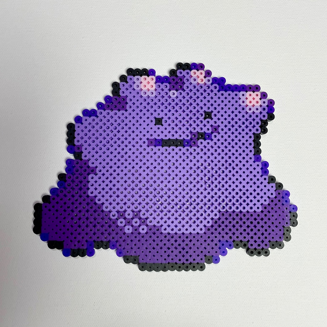 Pokémon Ditto Perler Bead Art - Etsy