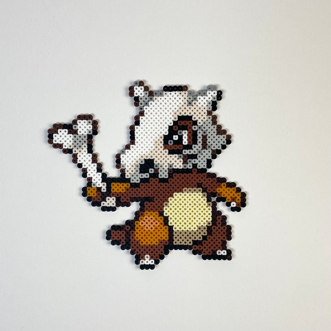 Pokémon Cubone Perler Bead Art - Etsy