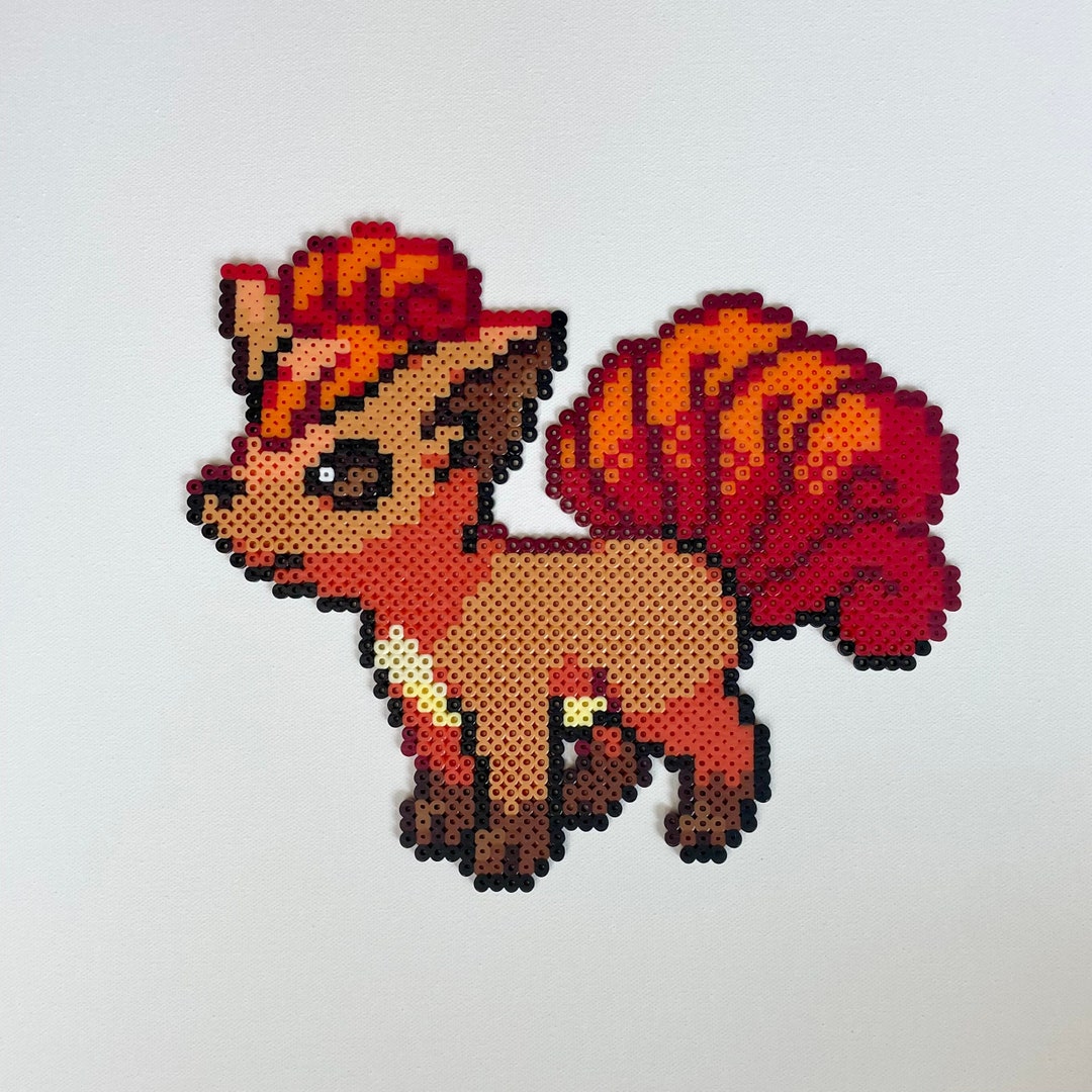 Pokémon Vulpix Perler Bead Art - Etsy