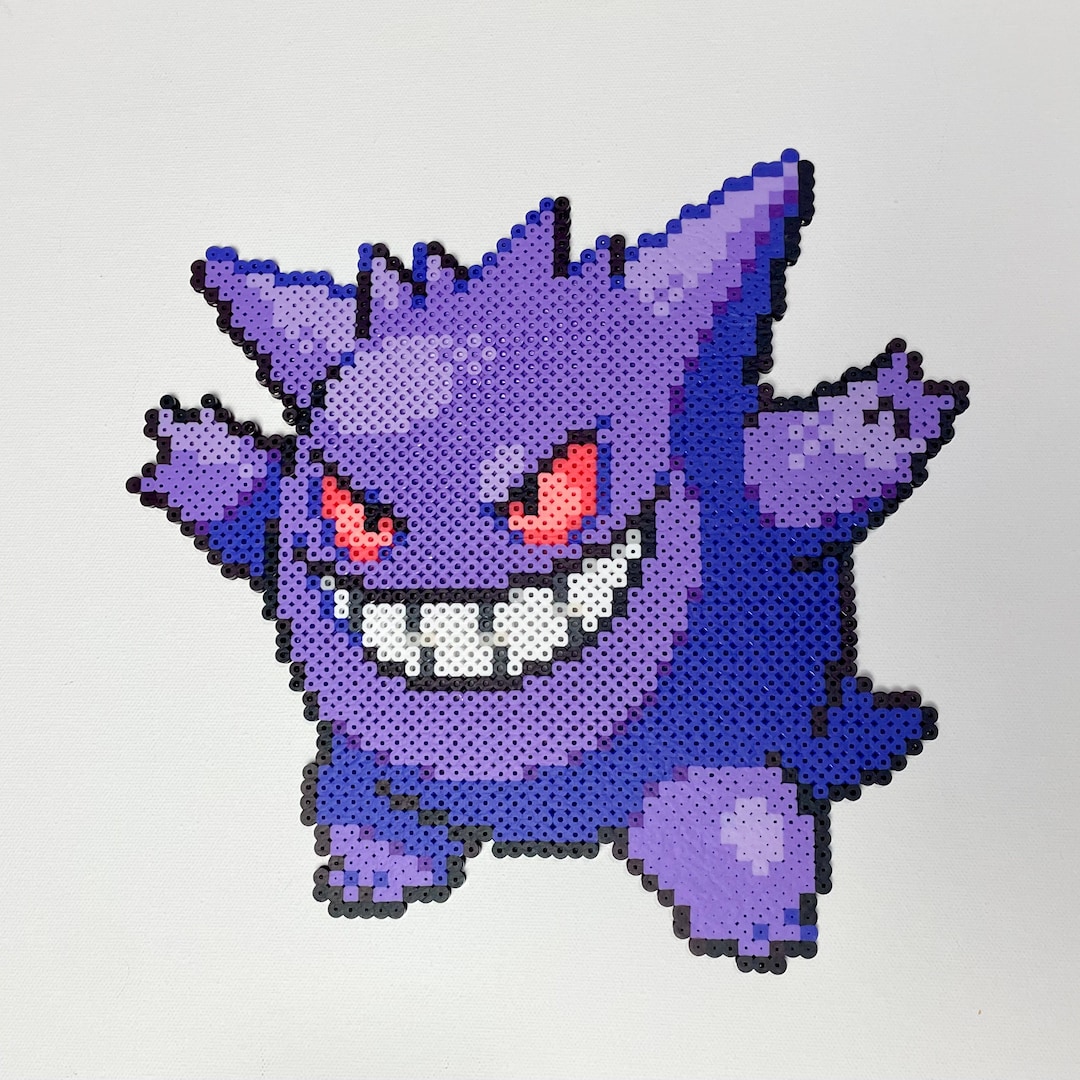 Pokémon Gengar Perler Bead Art - Etsy