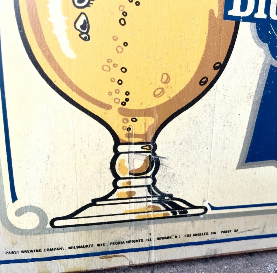 Vintage PBR Bar Signage - Etsy