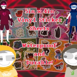 Homestuck Alpha Kids Sticker Sheets - Etsy
