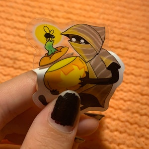 Homestuck Wayward Vagabond / the Mayor Pumpkin Clear 2.5in X 2.5in ...