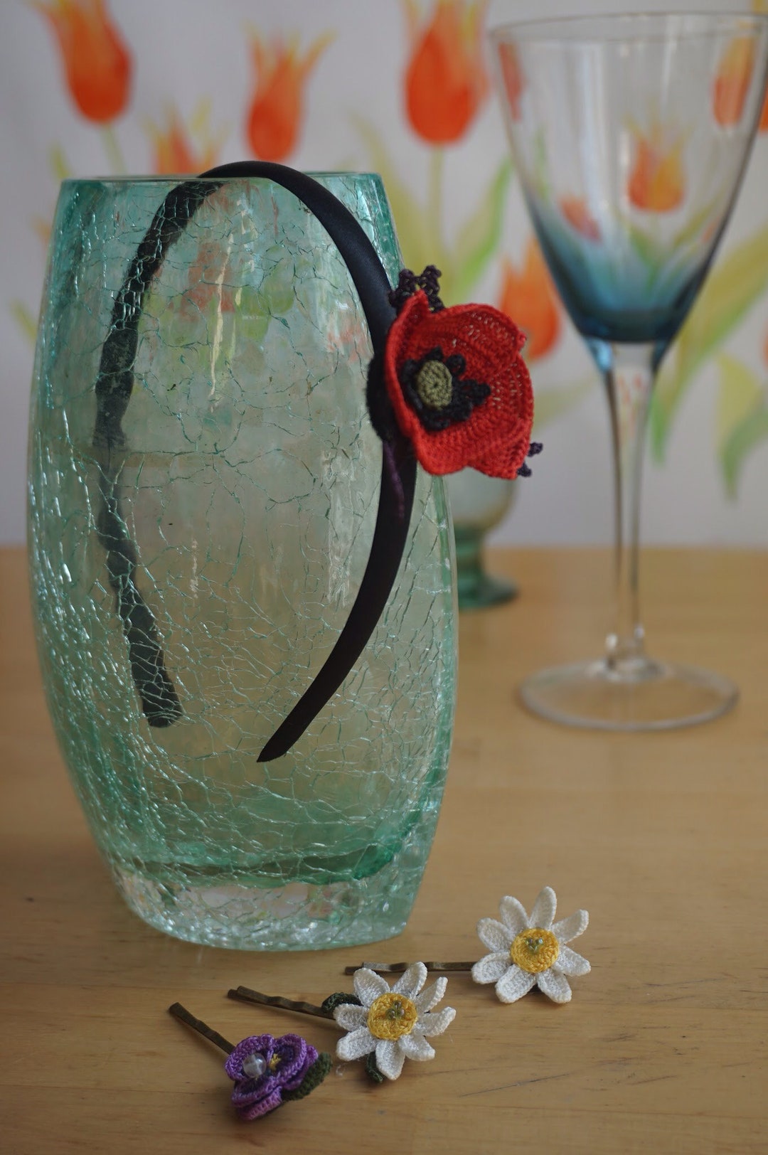 Beautiful Handmade Poppy Crown - Etsy