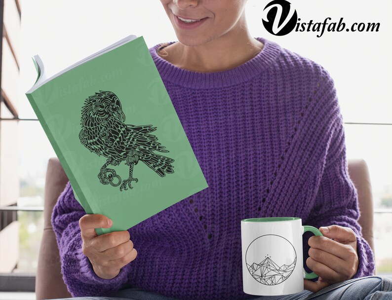 ACOTAR Raven and Mountain SVG, Cricut Silhouette (digital Download) Png ...