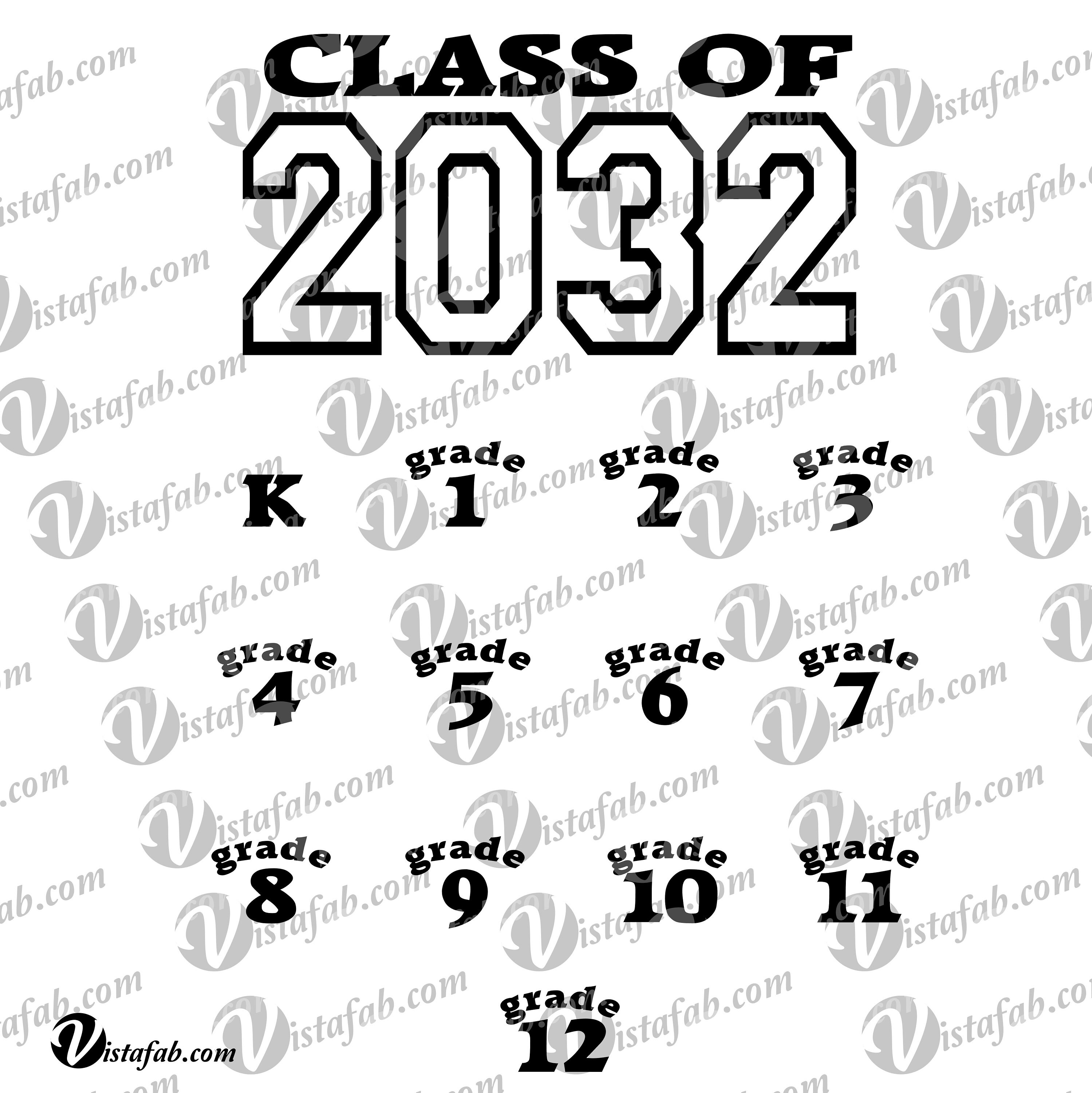 Class of 20__ Svg SVG INSTANT DOWNLOAD School Svg Year | Etsy Australia