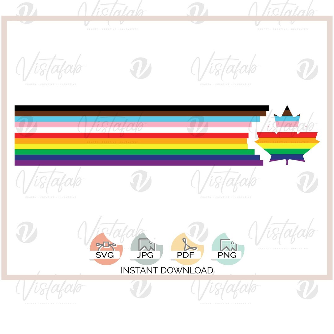 Pride Maple Leaf INSTANT DOWNLOAD - Pride Svg, SVG, Unique Svg, Colors ...