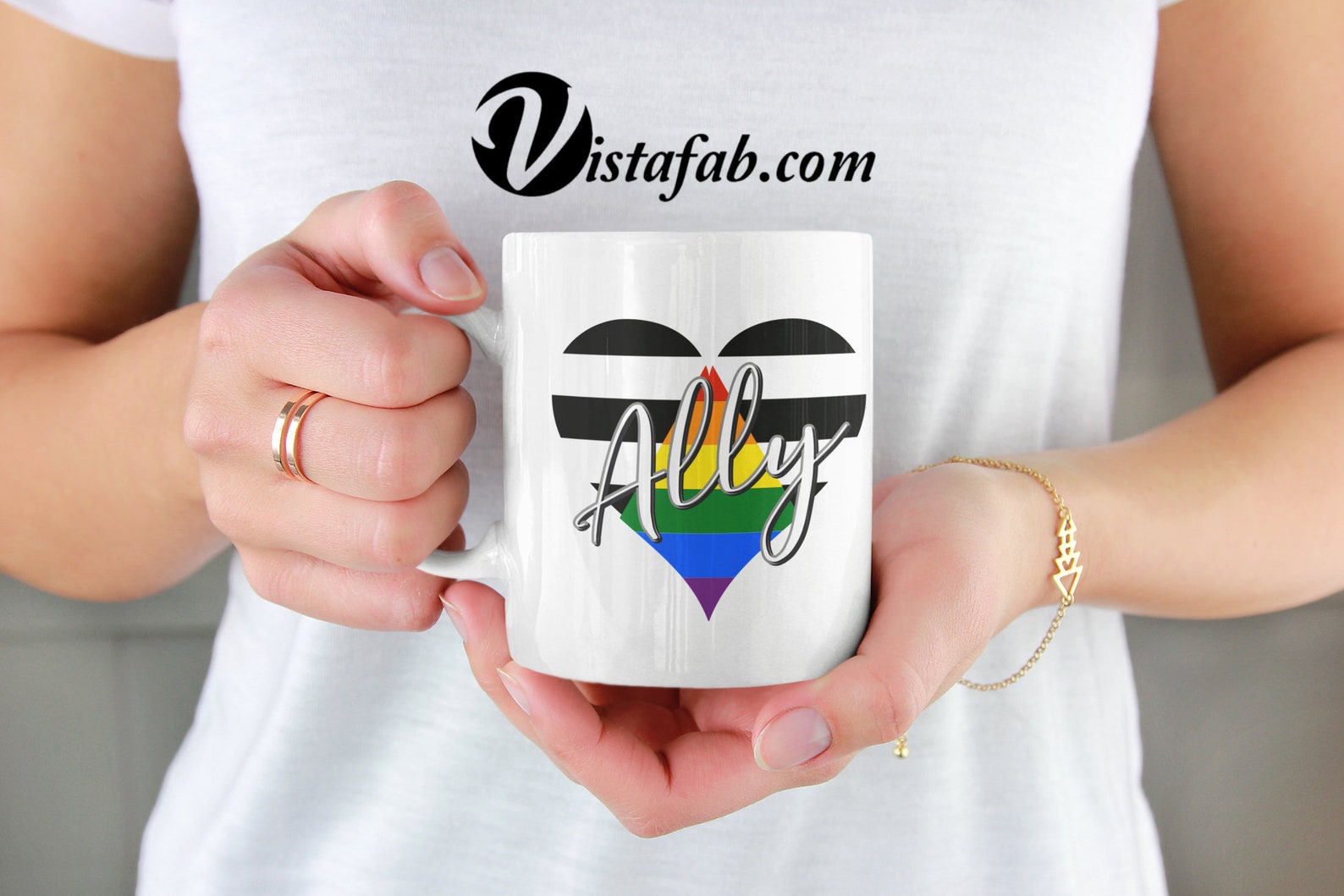 Pride Ally Heart SVG – LGBTQ+ Love Graphic (digital Download), Png ...