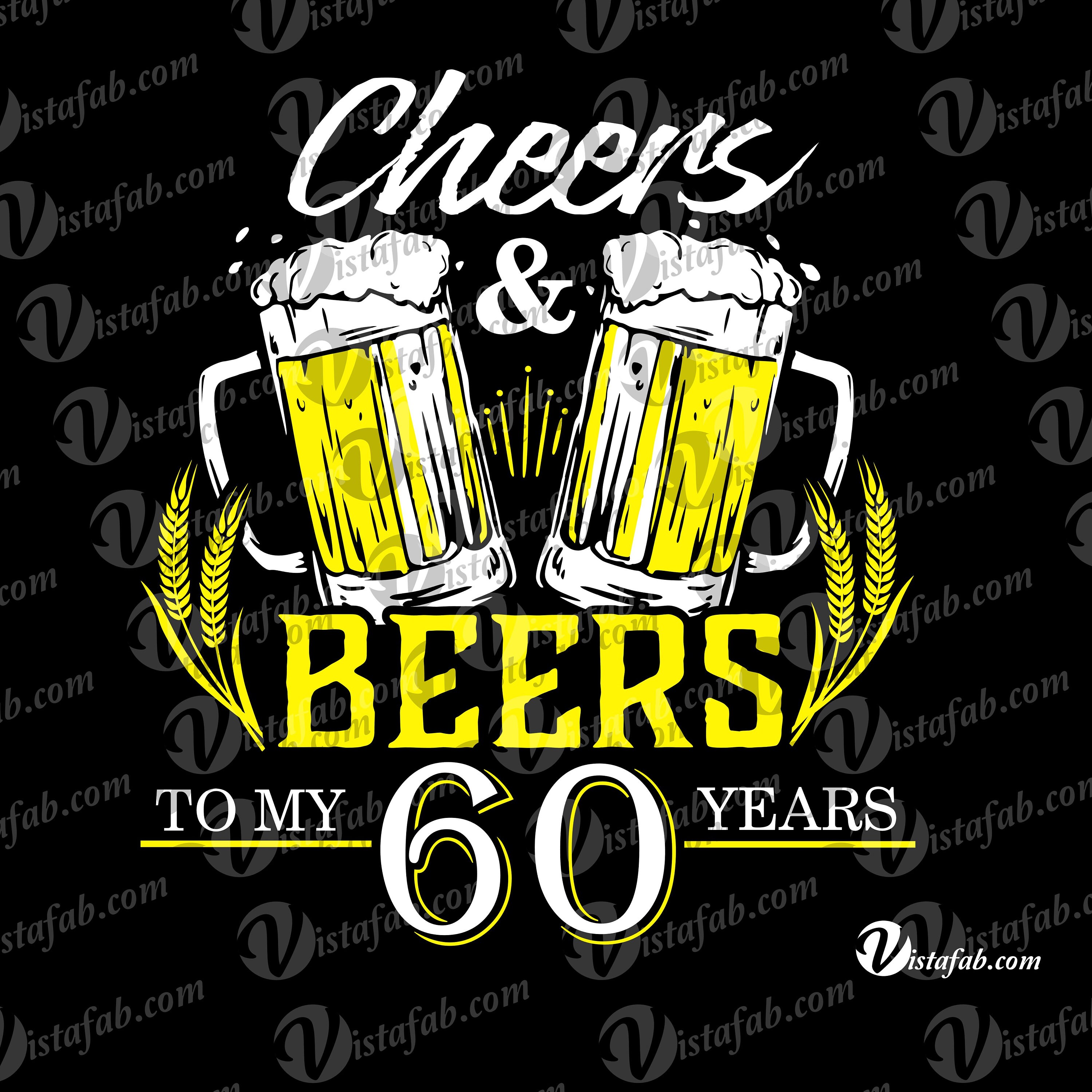 Cheers & Beers 50th Birthday SVG, Cricut, Silhouette (digital Download ...