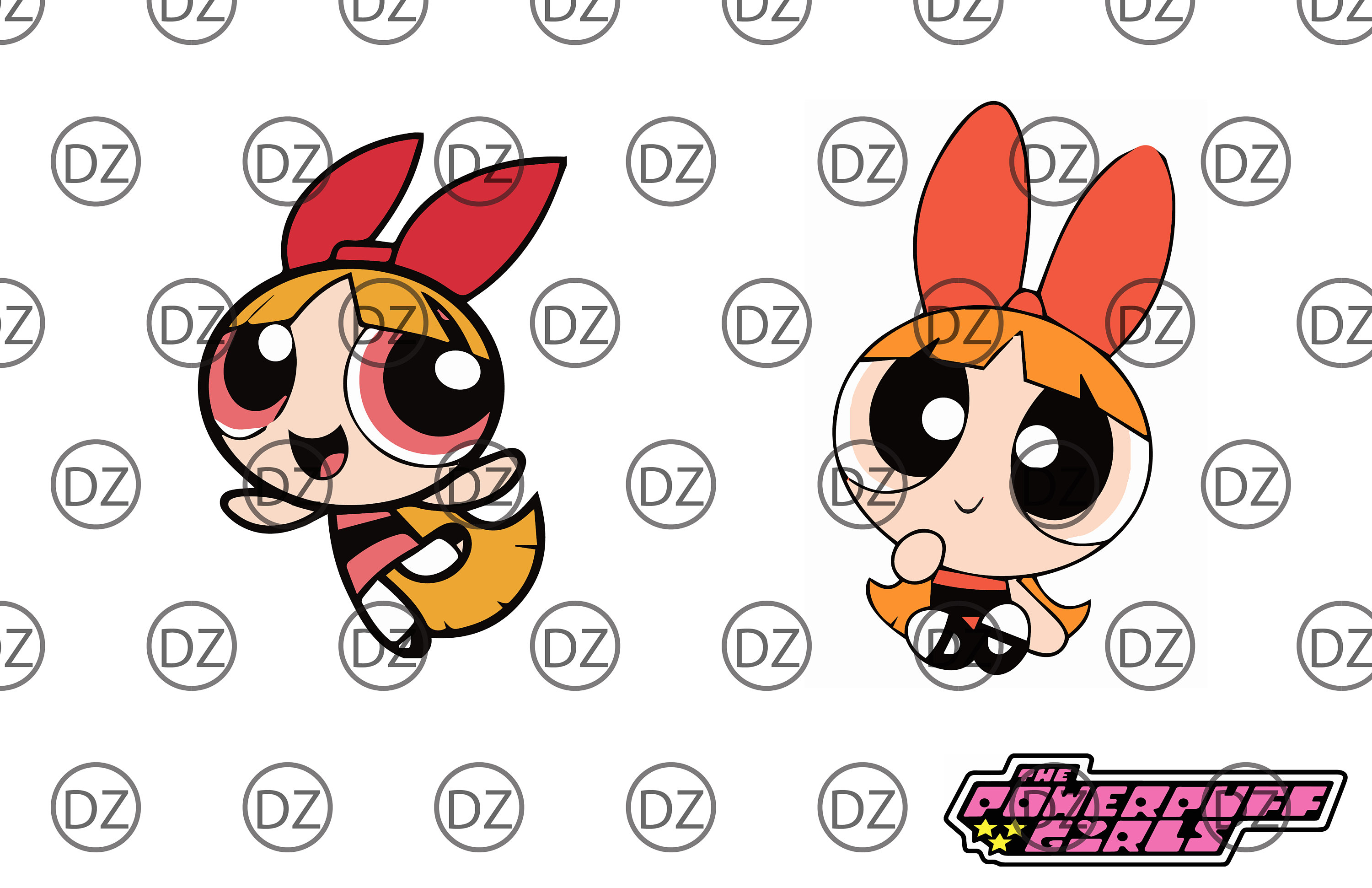 Powerpuff Girls Complete Bundle And Powerpuff Girls Logo Svg Eps Ai