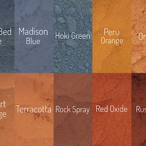 Australian Ochre Pigment Sample Pack, Natural Earth Colors (30 Pack ...
