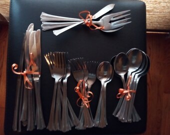 W. A. Rogers Oneida Stainless Steel Flatware 34 Pieces - Etsy