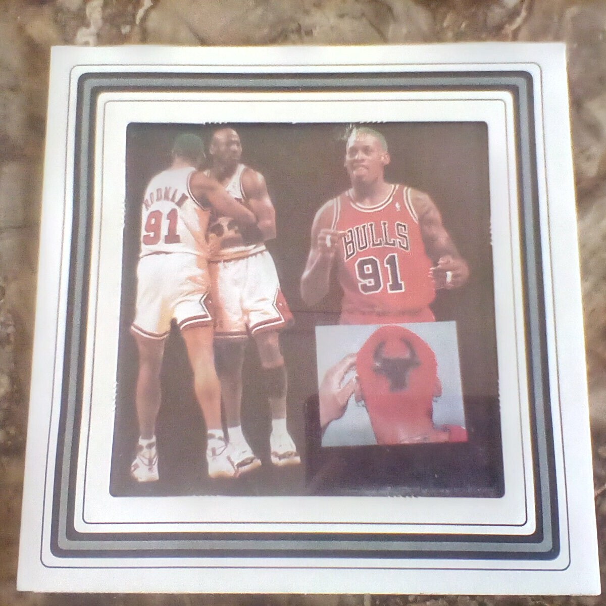 AS IS Dennis Rodman Framed Photo - Etsy