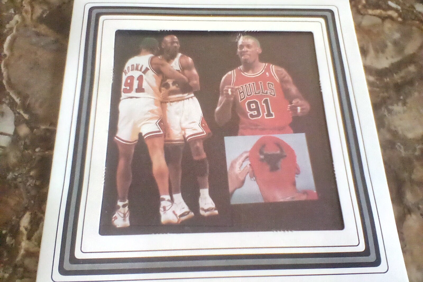 AS IS Dennis Rodman Framed Photo - Etsy