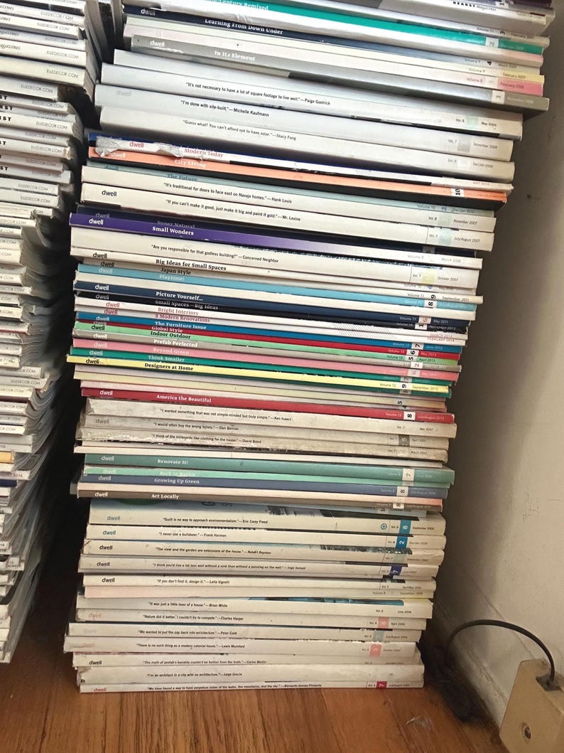 Early 2000s Dwell Magazines - Etsy