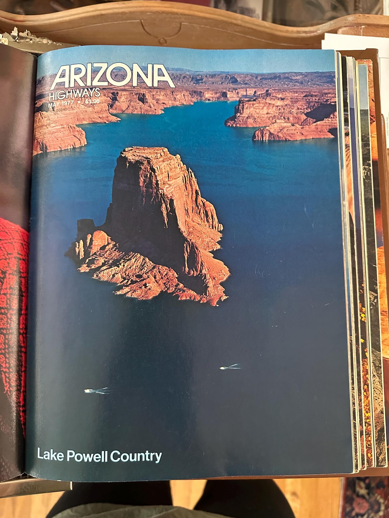1977 Leather Binder Arizona Highway Book - Etsy