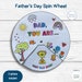 Father’s Day Spinner Craft for Kids | Printable Coloring Wheel Gift for ...