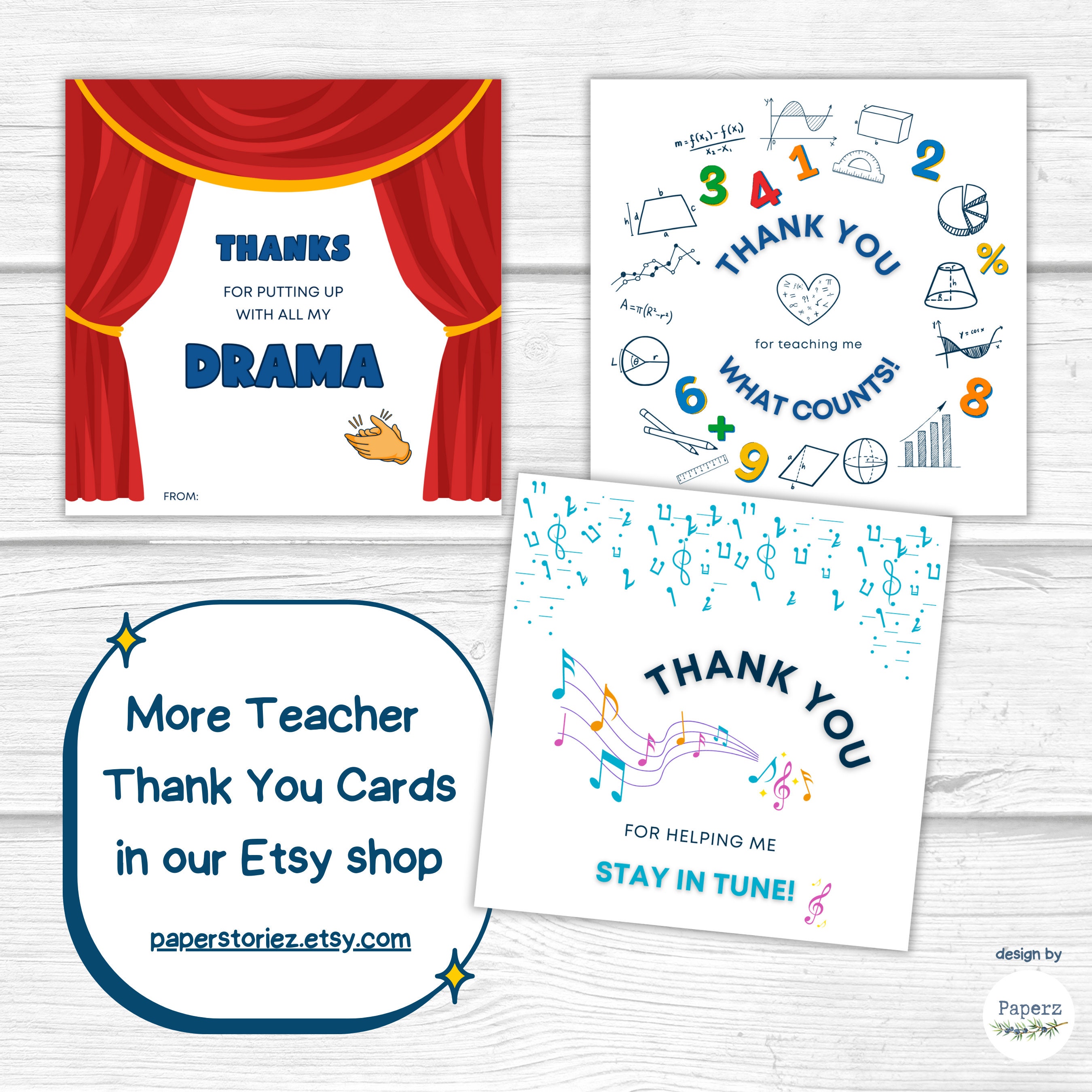 Teacher Appreciation Printable Card, Last Day of School Teacher Thank ...