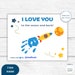 Printable Handprint Art Gift: DIY Family Keepsake (PDF) - Etsy