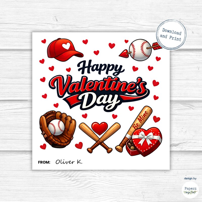 Baseball Themed Valentine Box - Etsy