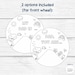 Father’s Day Spinner Craft for Kids | Printable Coloring Wheel Gift for ...