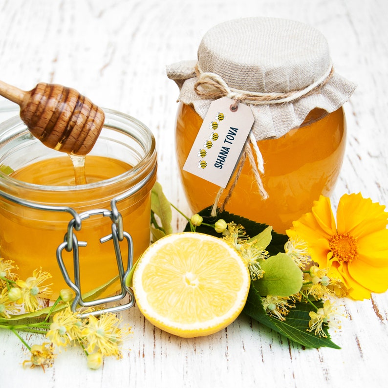 Rosh Hashanah Gift Tags, Printable Jewish New Year Gift Tag Set, Shana ...