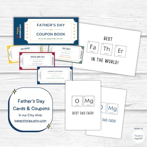Father's Day Printable Handprint Art, Printable DIY Gift for Dad ...