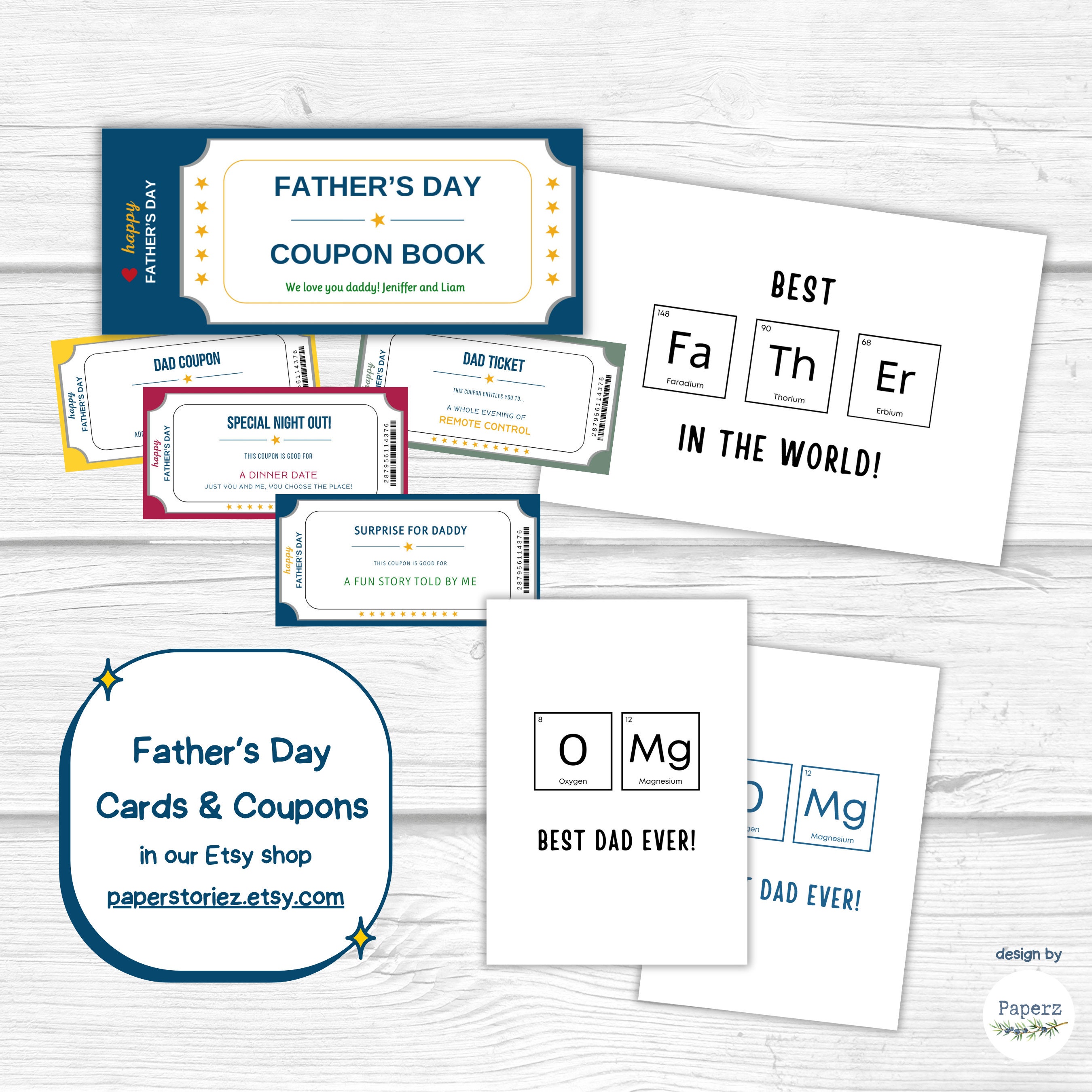 Father's Day Printable Handprint Art, Printable DIY Gift for Dad ...