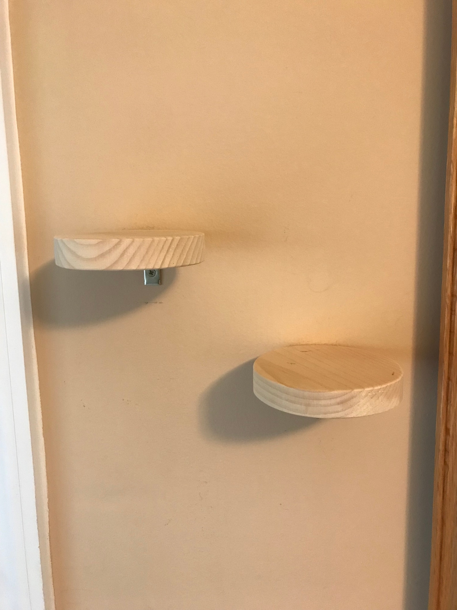 Pinewood Floating Shelves Set of 2 You Choose Stain Color - Etsy