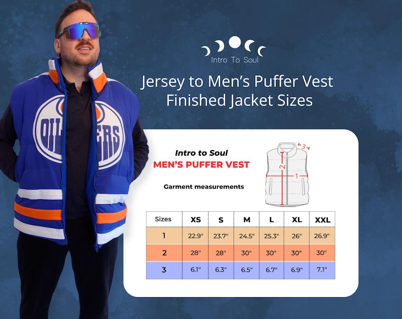Jersey to Puffer Vest SEWING PATTERN (for MEN) - Etsy