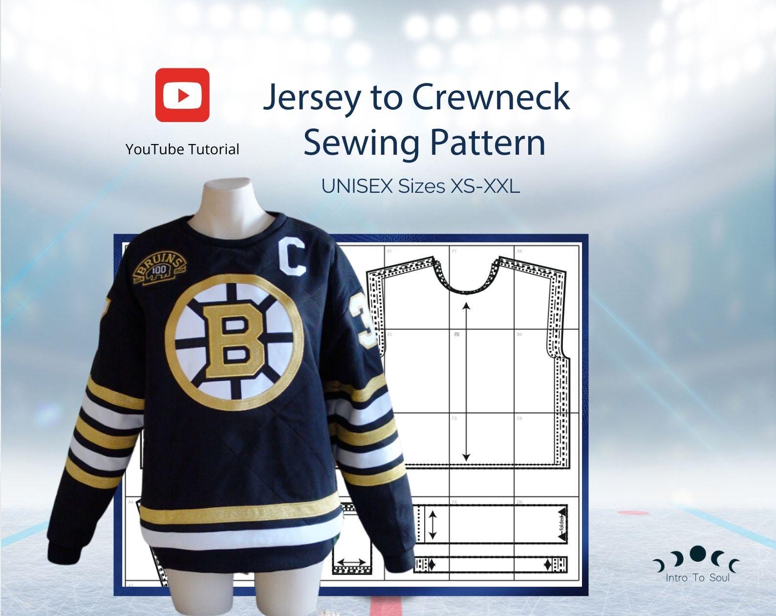 Jersey to Cozy Crewneck SEWING PATTERN - Etsy