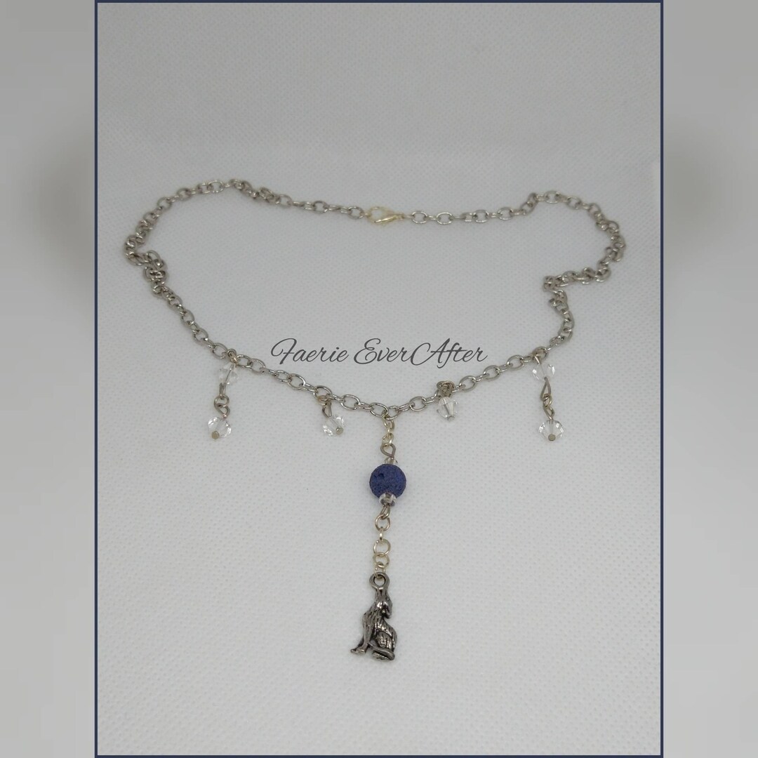 Wolf Howling at the Moon Lava Rock Essential Oil Aromatherapy Diffuser ...