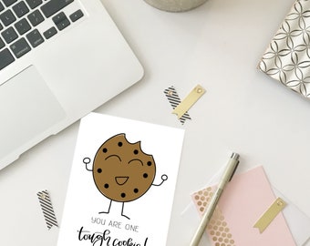 Tough cookie card | Etsy