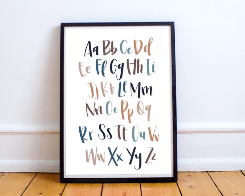 Abc's Print - Etsy