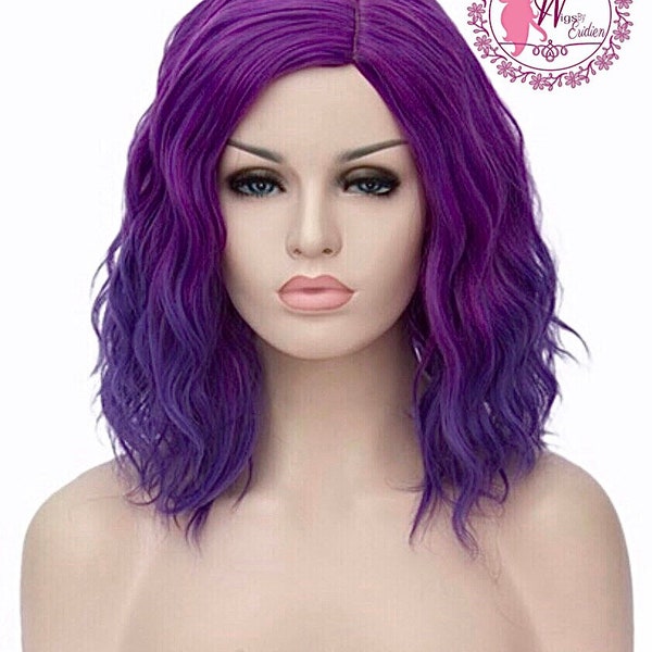 Purple Wig - Etsy