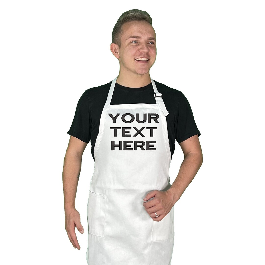 Personalized Apron, Men's Apron, Chef's Apron, Embroidered Name, BBQ ...