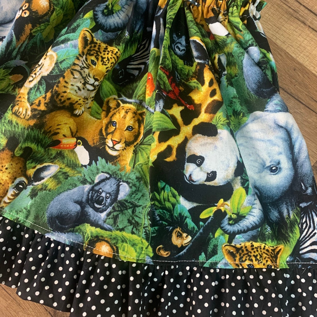 Going to the Zoo Jungle Animals Baby Girls Dress - Etsy