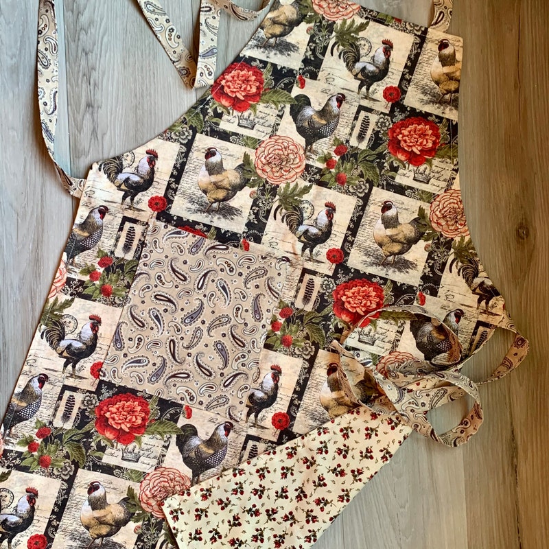 Chicken Kitchen Apron - Etsy