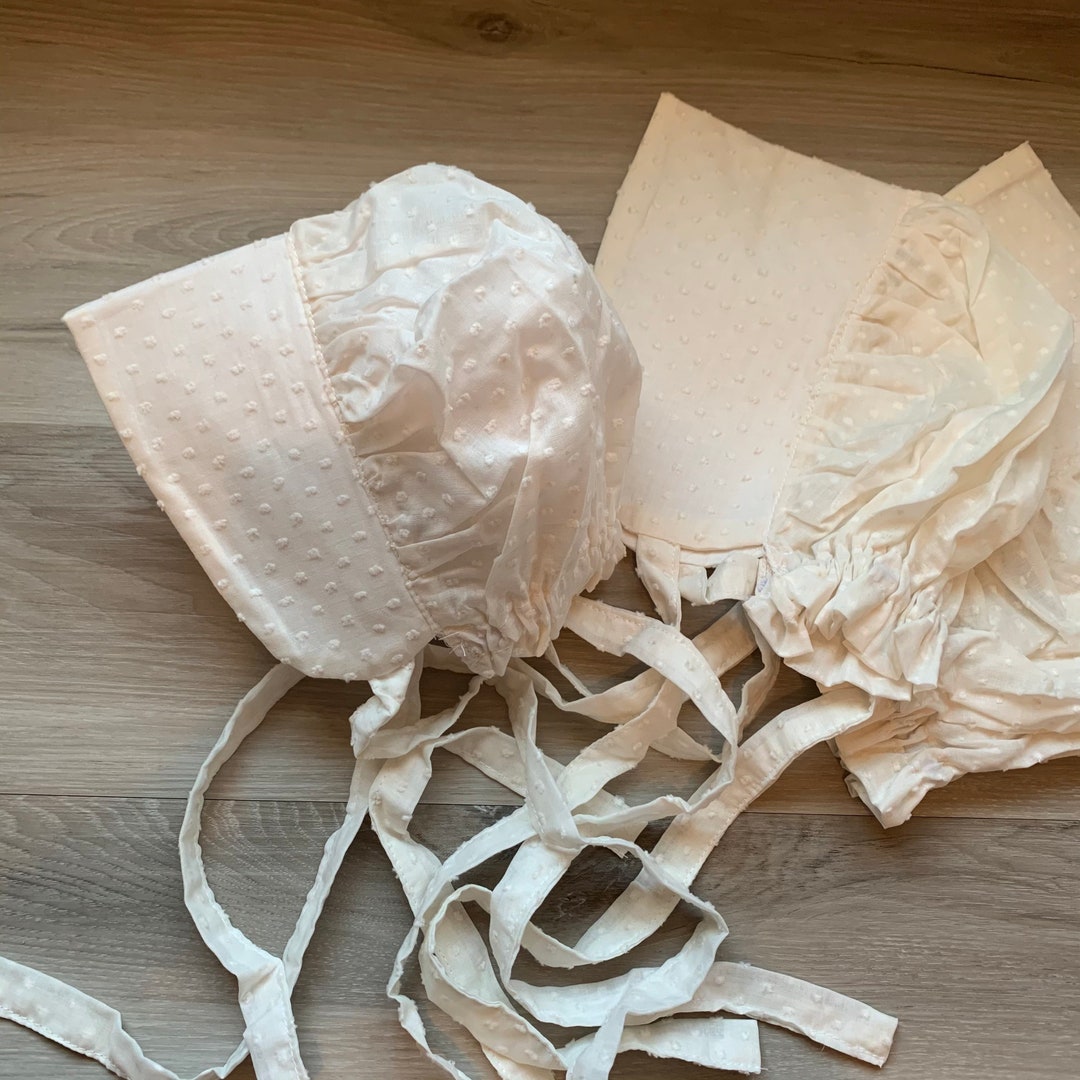 White Sunbonnet Vintage Style Bonnet - Etsy