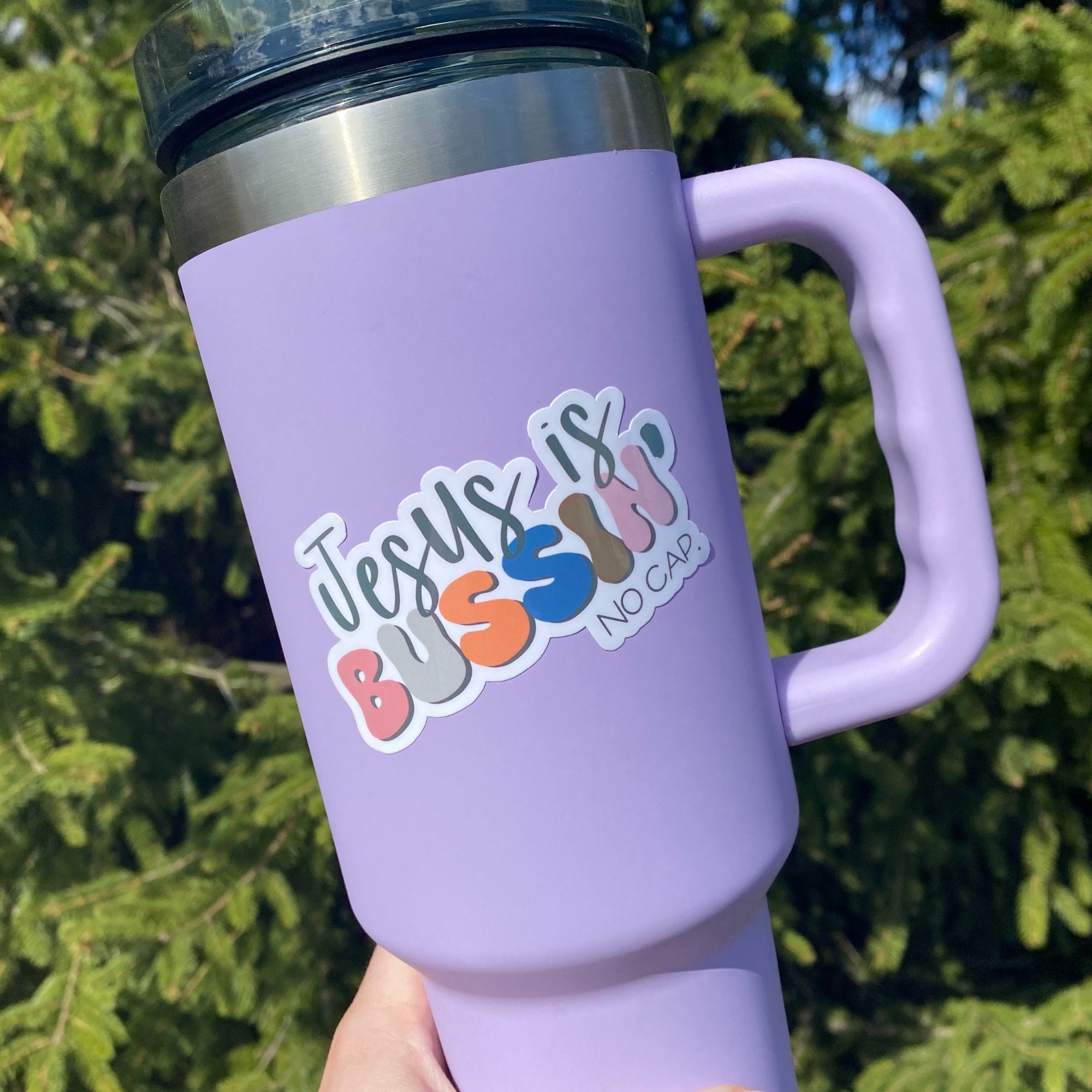 Jesus is Bussin' Sticker Laminated and Waterproof - Etsy