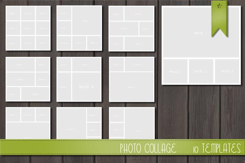 Downloadable Collage Templates