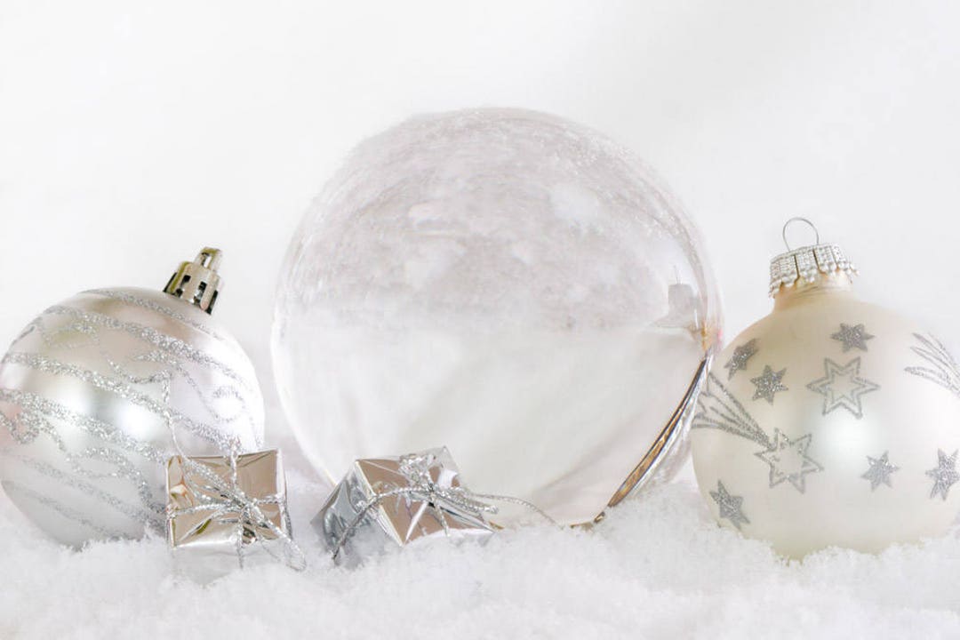 Glass Ball Backdrop 1 Jpg File/overlays/digital Backdrop, Christmas ...