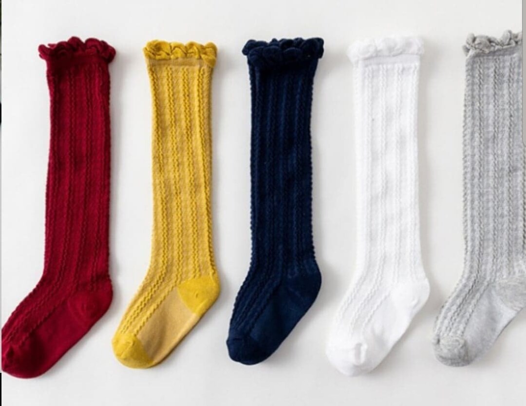 Toddler Girl Fall Socks Knee High Socks for Toddler Girl School Socks ...