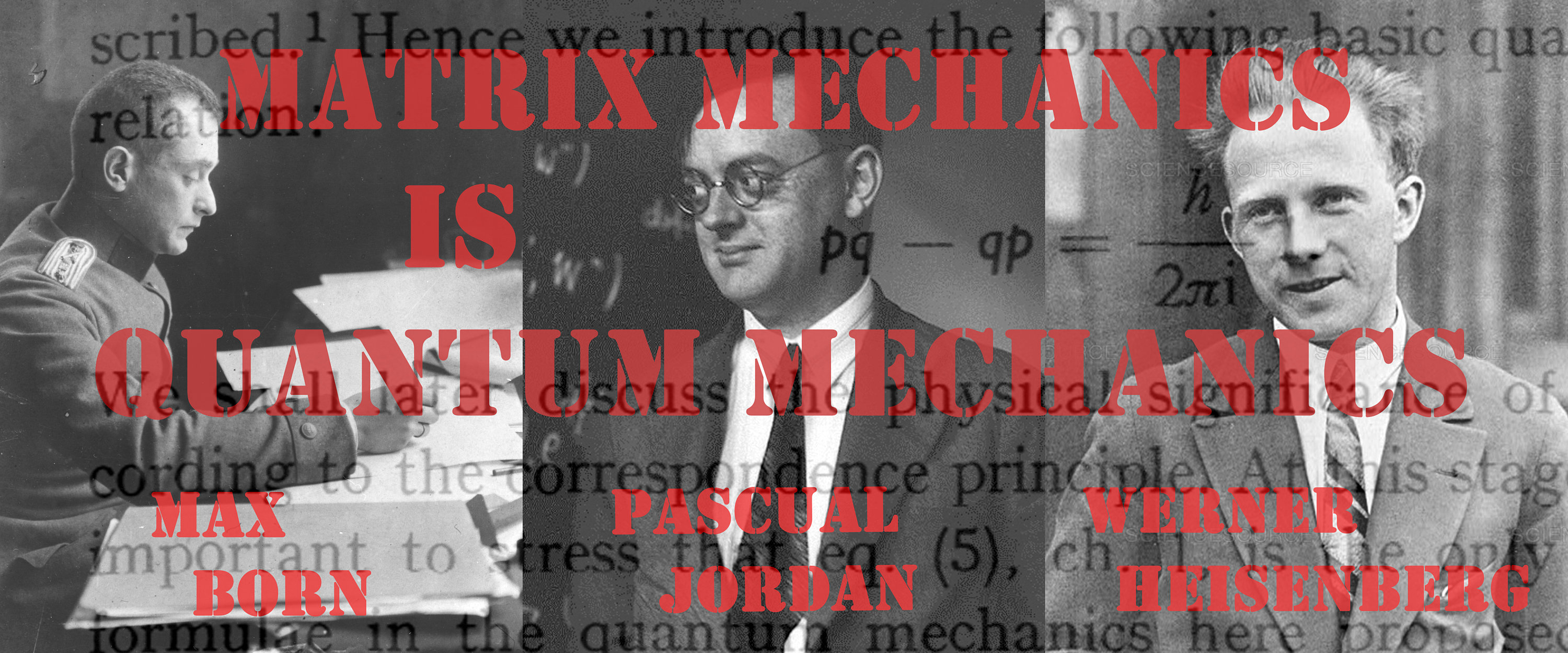 Matrix Mechanics is Quantum Mechanics 12''x5'' - Etsy